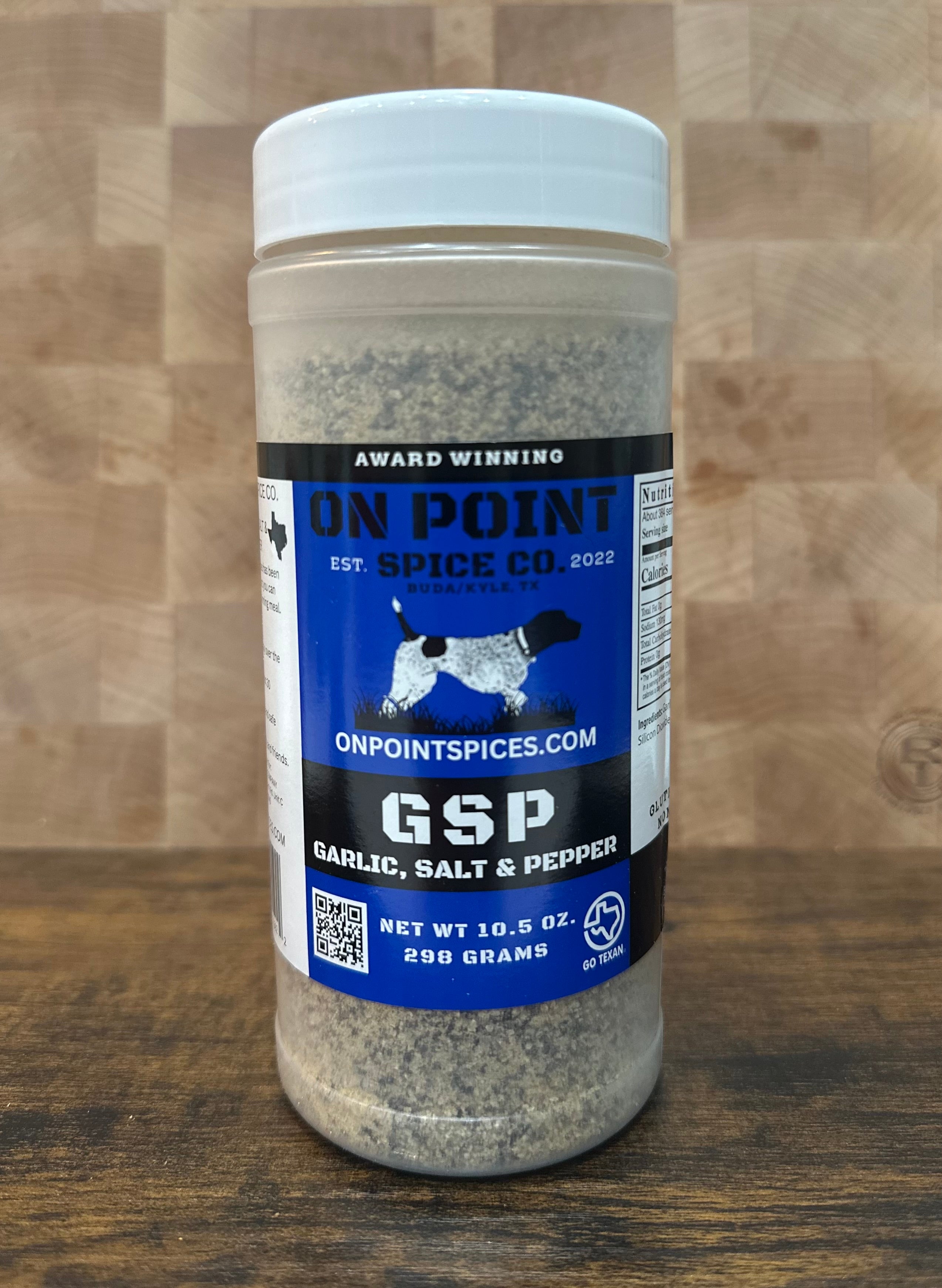 GSP Garlic Salt & Pepper – ONPOINT SPICE COMPANY